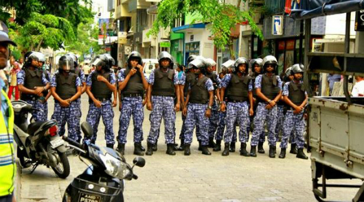 MDP allege police obstruction of demonstrations - Maldives Independent